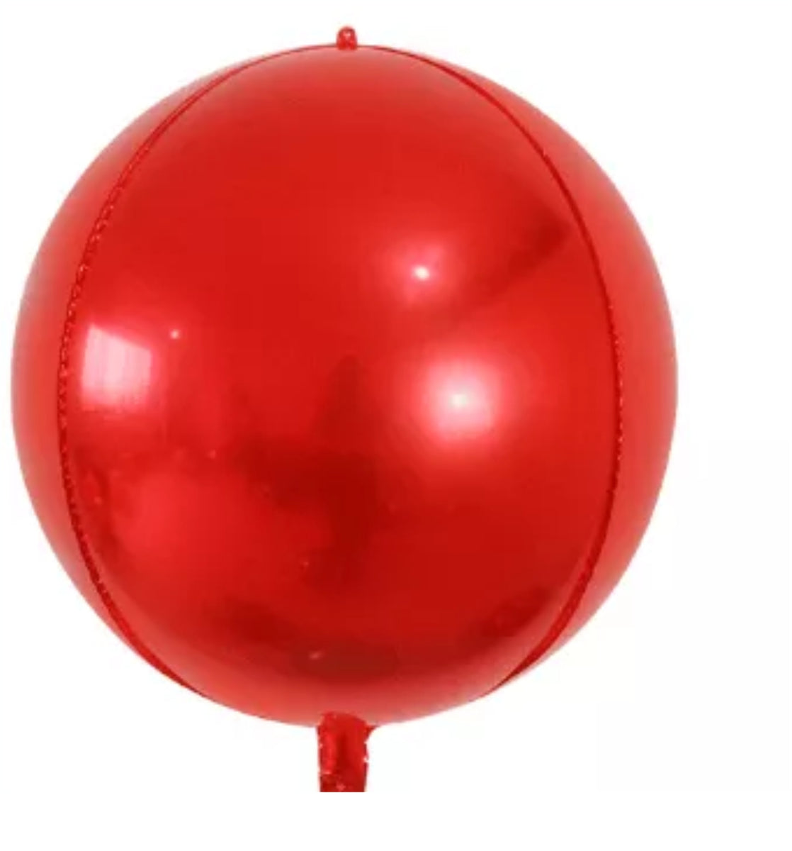 Globos Metalizados Redondo 4D 22" Rojo – Bombatex