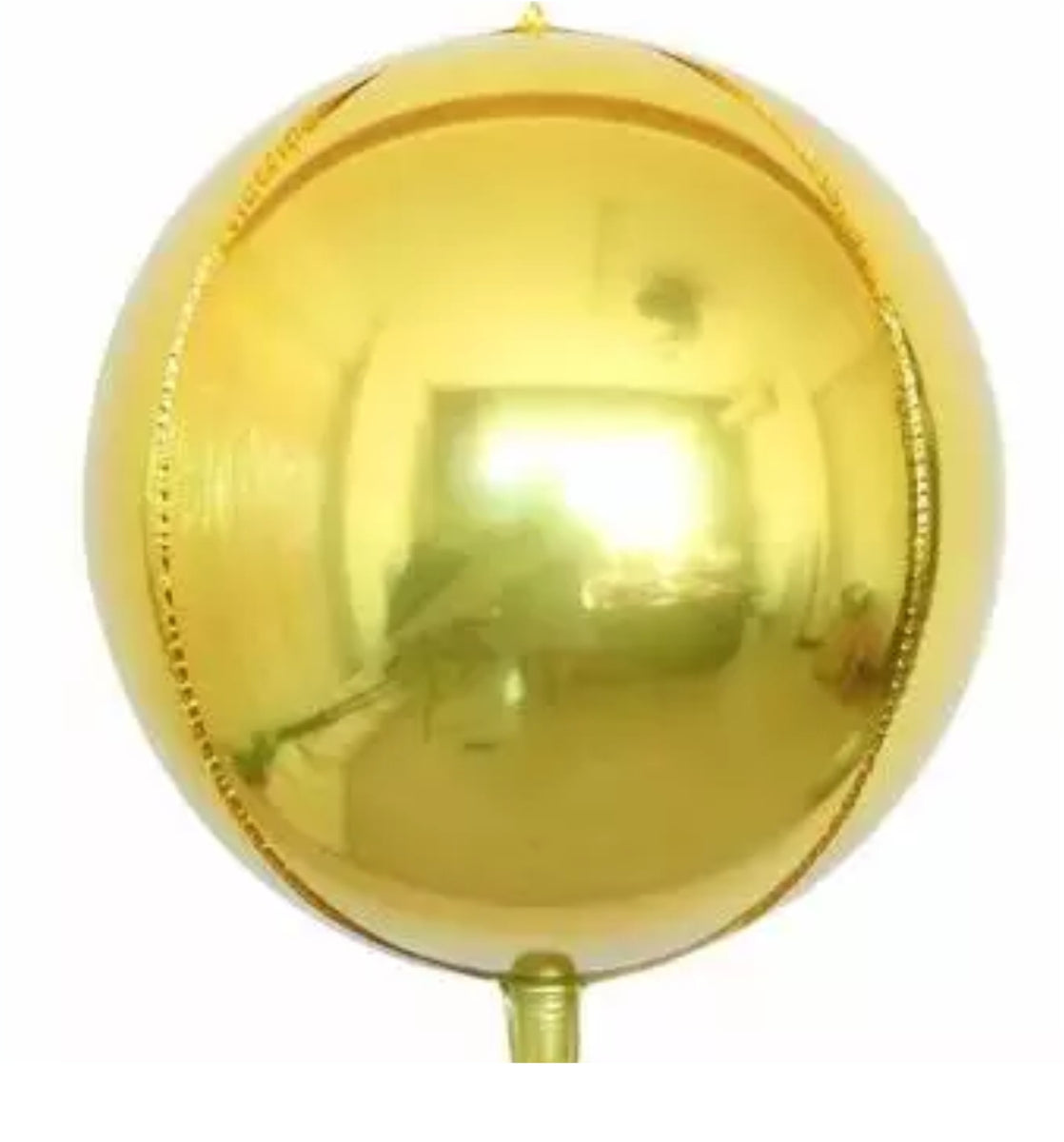 Globos Metalizados Redondo 4D 22" Dorado – Bombatex