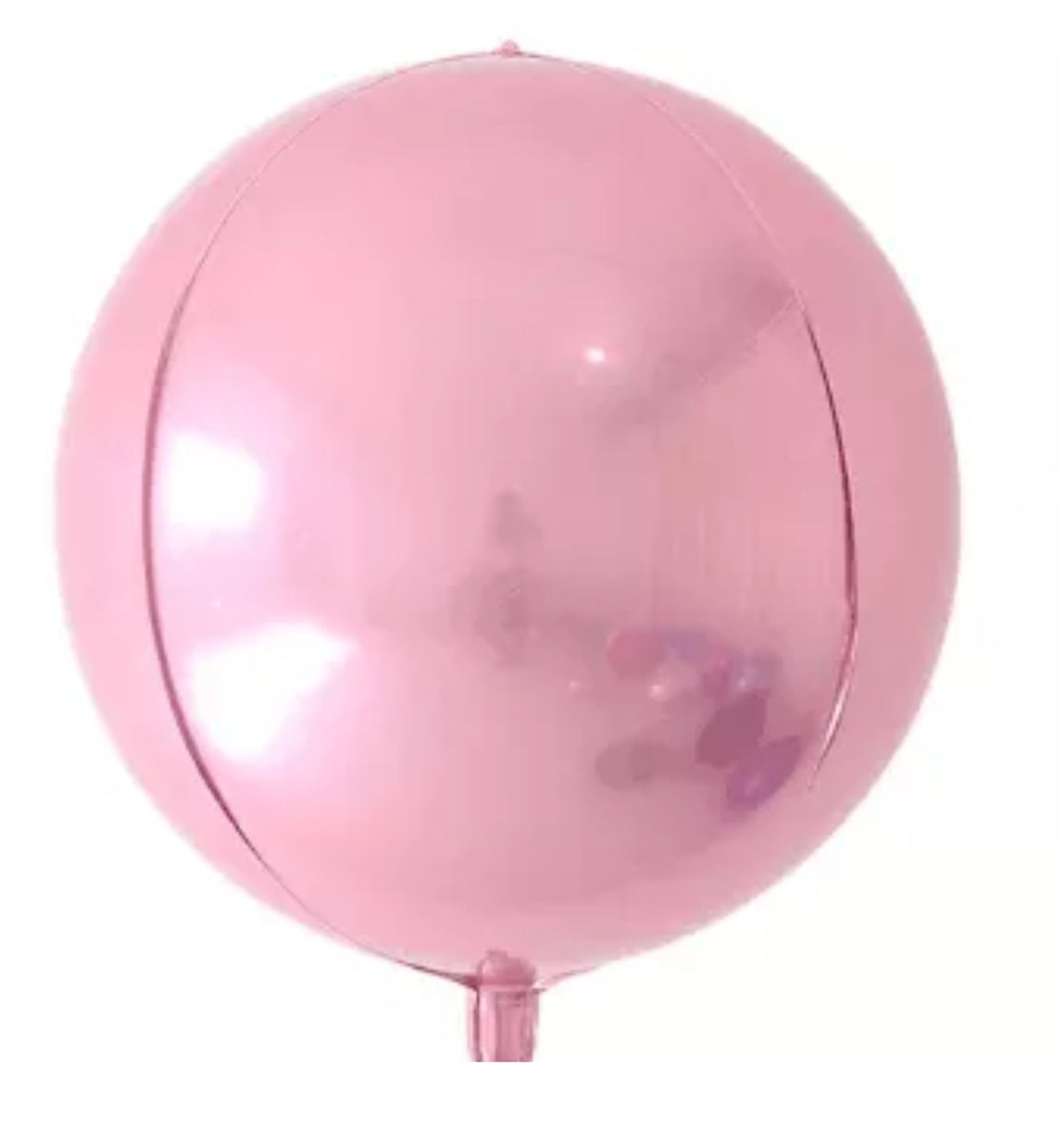 Globos Metalizados Redondo 4D 22" Rosado – Bombatex
