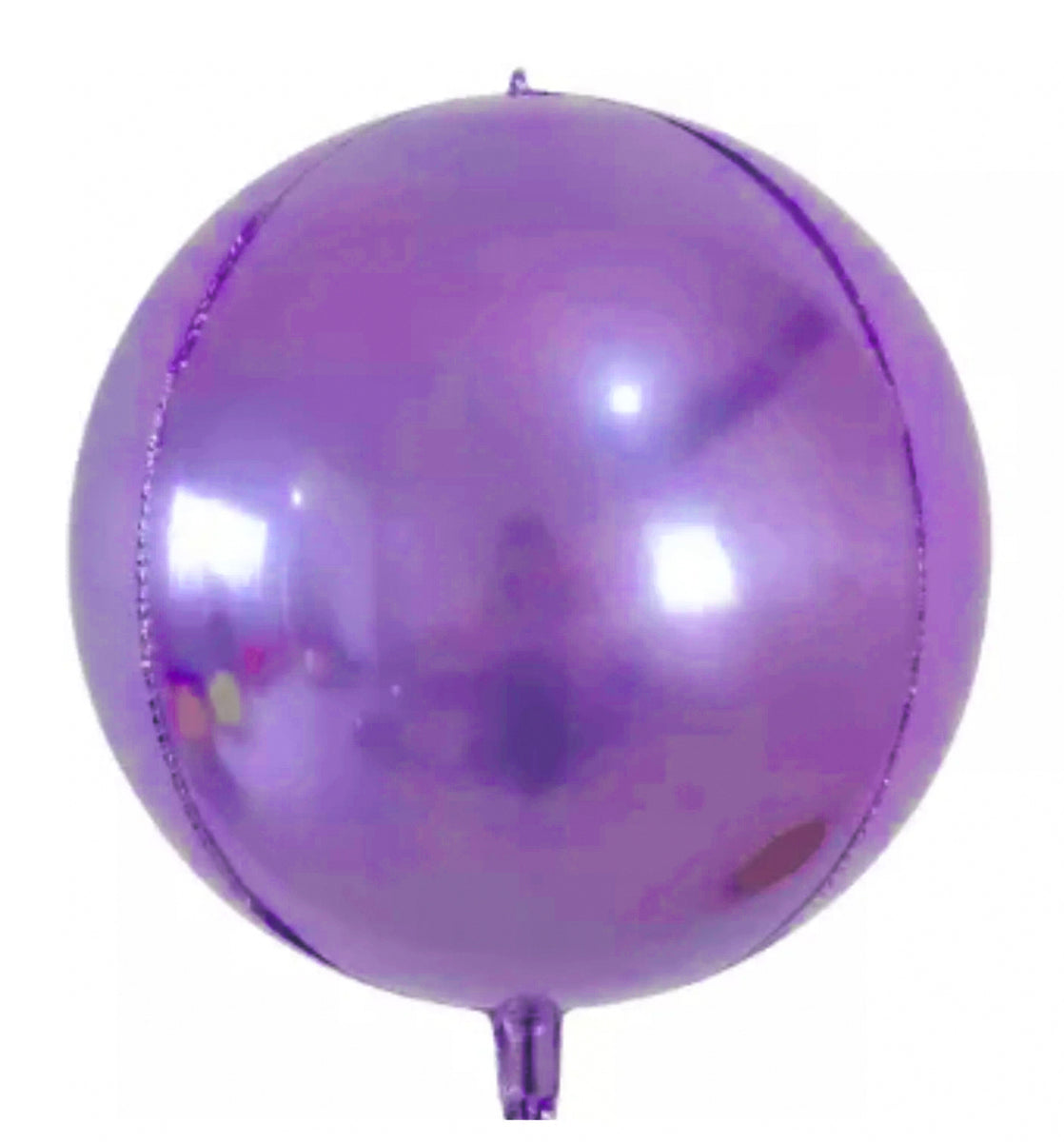 Globos Metalizados Redondo 4D 22" Morado – Bombatex