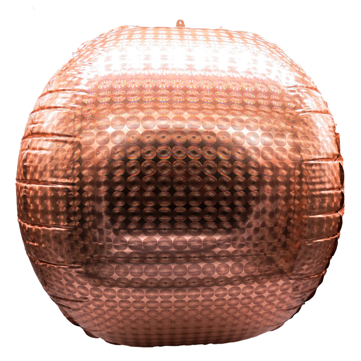 Globos Metalizados Redondo 4D 22" Oro Rosa Holograma – Bombatex