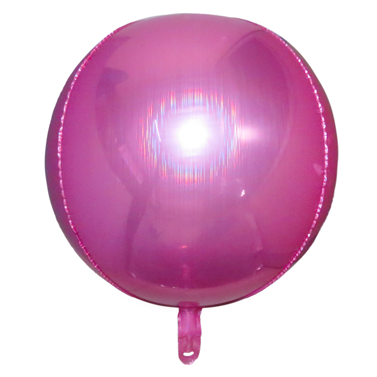 Globos Metalizados Redondo 4D 22" Rosado Holograma – Bombatex