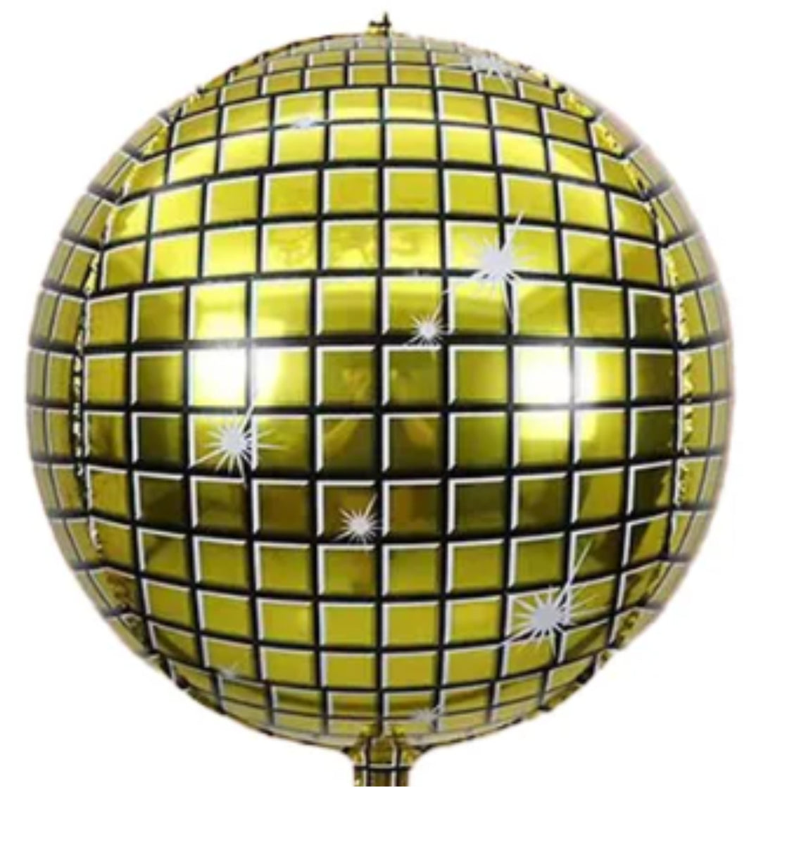 Globos Metalizados Redondo Disco 4D 22" Dorado – Bombatex