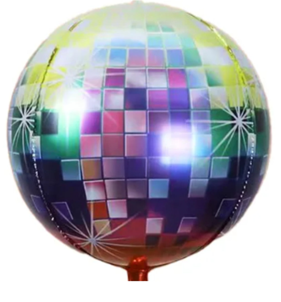 Globos Metalizados Redondo Disco 4D 22"" Arcoíris – Bombatex