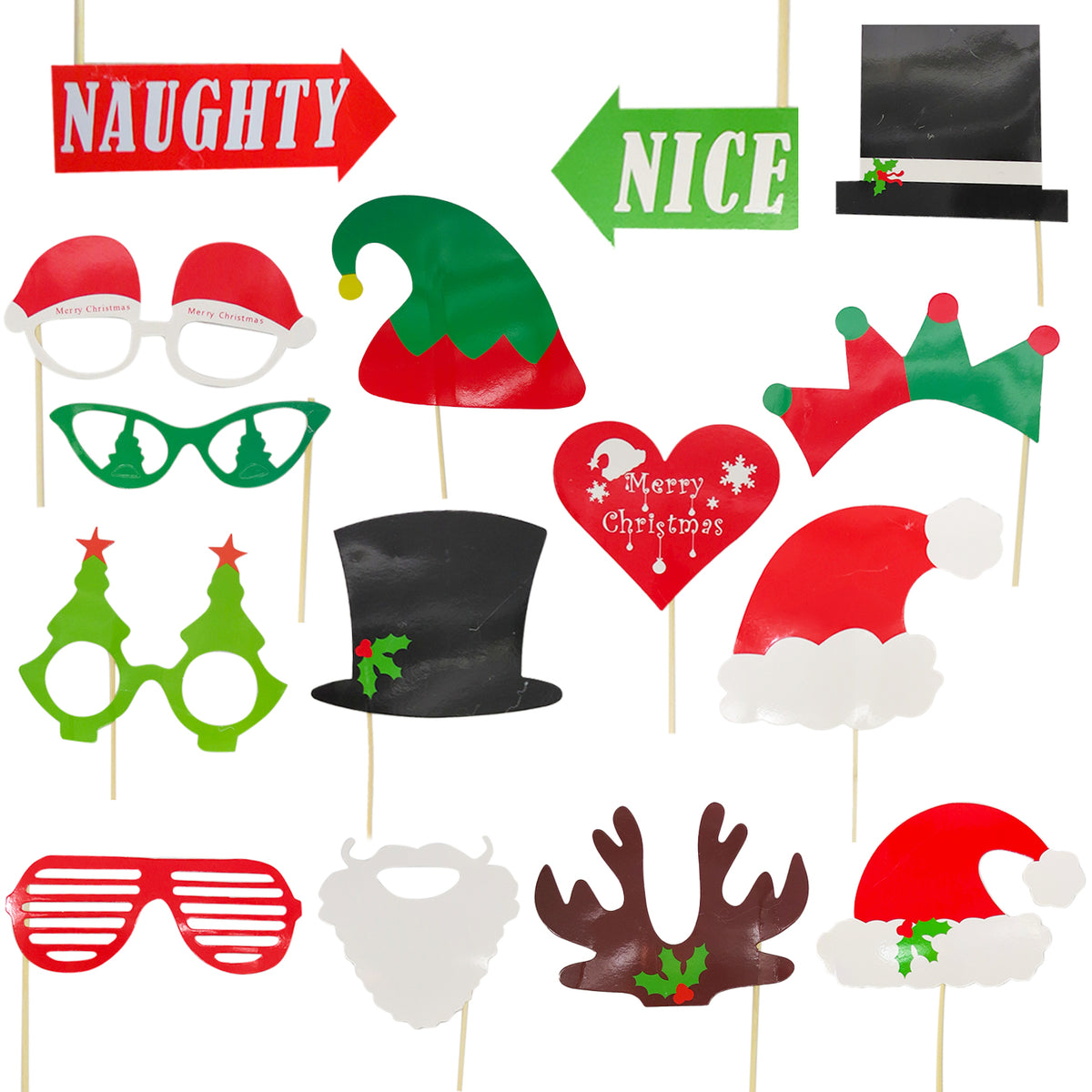 Photo Props-Acesoriso para Selfies Fiesta Navidad – Bombatex