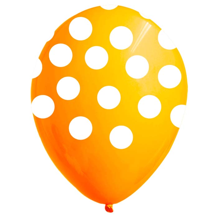 Globos Látex Biodegradables Corrientes 360° Amarillo Girasol Puntos R1 ...
