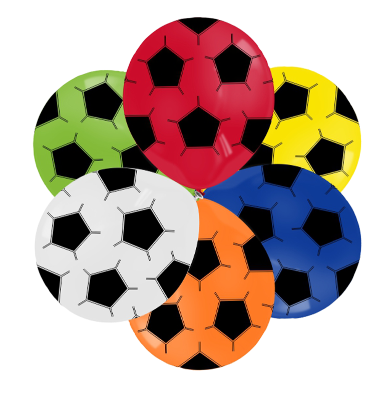 Globos Látex Biodegradables Corrientes 360° Balones Surtidos R12x12 ...