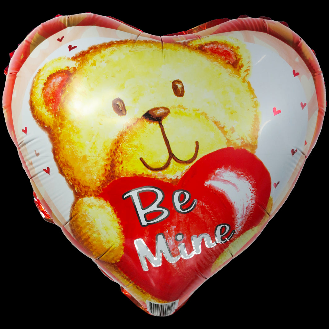 Globos Metalizados Corazón Be Mine 18" – Bombatex