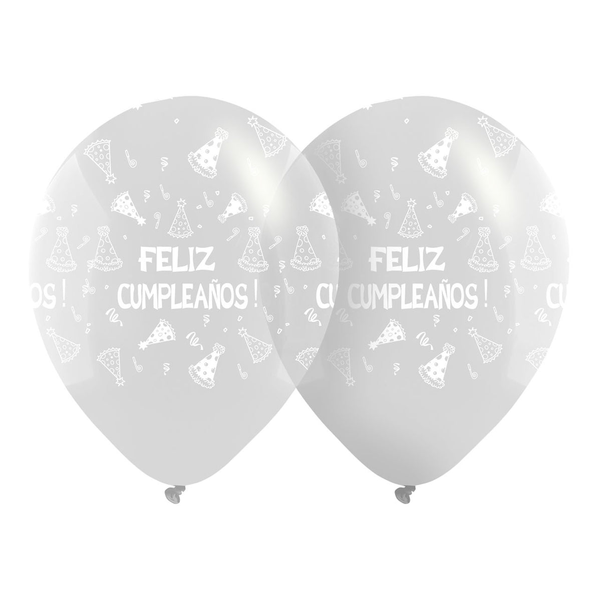 Globos Látex Biodegradables Cristal 360° Feliz Cumpleaños Transparente ...